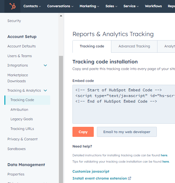 How To Implement Hubspot Tracking In A React App